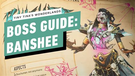 Tiny Tinas Wonderlands Walkthrough Boss Fight Banshee Ign