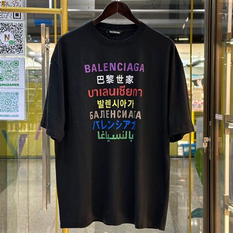 Balenciaga Languages T Shirt Madame N Luxury