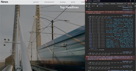 Javascript Using Componentdidmount To Fetch Data From News Api But