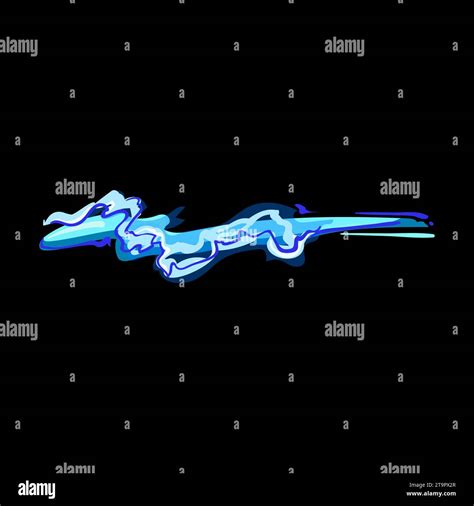 Particle Magic Energy Cartoon Vector Illustration Stock Vector Image