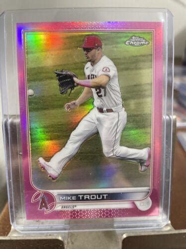 Mike Trout [pink] 200 Prices 2022 Topps Chrome Baseball Cards