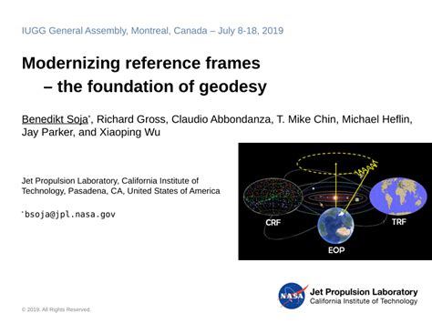 pdf modernizing reference frames the foundation of geodesy