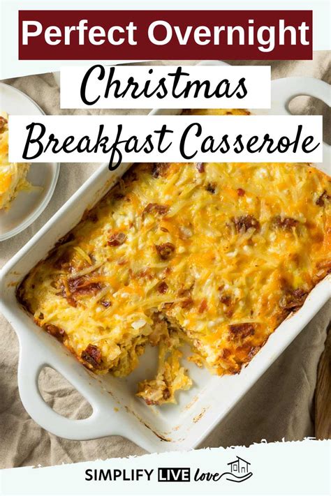 Christmas Breakfast Casserole For A Perfect Holiday Morning Simplify
