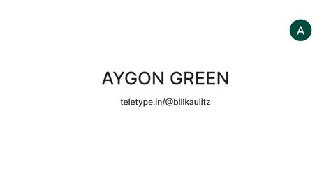 AYGON GREEN Teletype