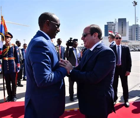 البرهان يبحث مع السيسي جهود تسوية النزاع وأوضاع السودانيين في مصر