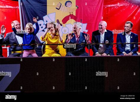 Brussel Belgien 20th July 2023 King Filip And Queen Mathilde Of