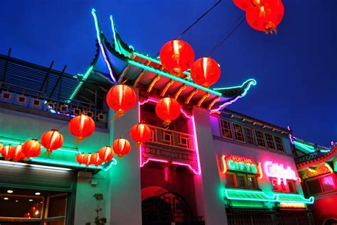 Street Photography Los Angeles Chinatown At Night