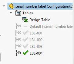 Using Design Tables In SOLIDWORKS Engineers Rule
