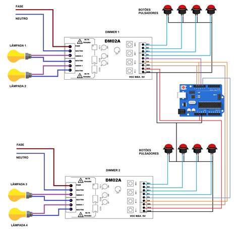 M Dulo Dimmer Canais Bivolt Para Arduino Esp Esp Stm Dm A