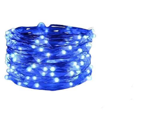 Plastic Blue Led String Lights With 80 Leds For Home Decoration 5 Meter Size Related 120v At