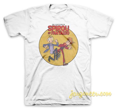 Spirou Et Fantasio T Shirt Size Smlxl2xl3xl