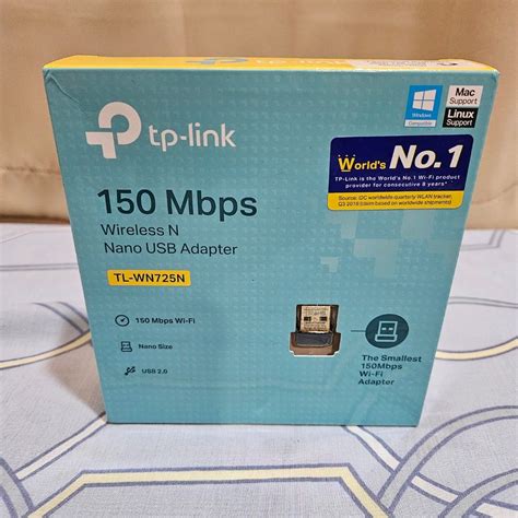 TP Link TL WN N Mbps Wireless N Nano USB Adapter Computers Tech Parts Accessories