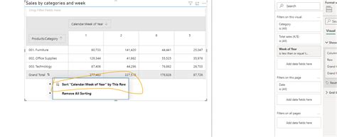 ¿cómo ordenar las columnas de una matriz por valor microsoft