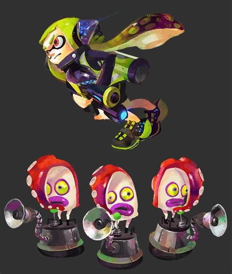 Splatoon（スプラトゥーン） On Twitter Splatoon Character Design Anime