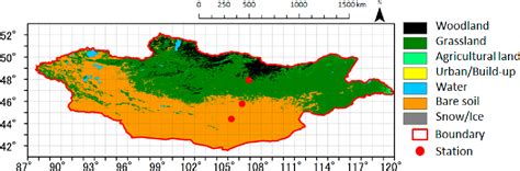 Figure 1 From Use Of A Modis Satellite Based Aridity Index To Monitor Drought Conditions In