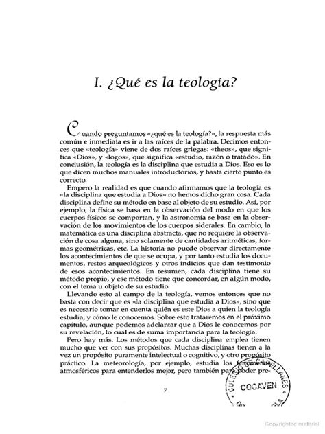 J González Z Maldonado P Qué Es La Teología Introducción A La