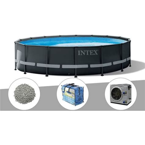Intex Piscine Tubulaire Ultra Xtr Frame Ronde 488 X 122 M Bâche à