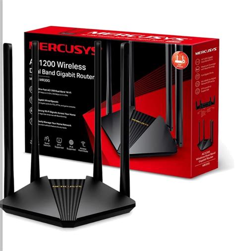 Mercusys Ac1200 Dual Band Wireless Router المريخ للكمبيوتر