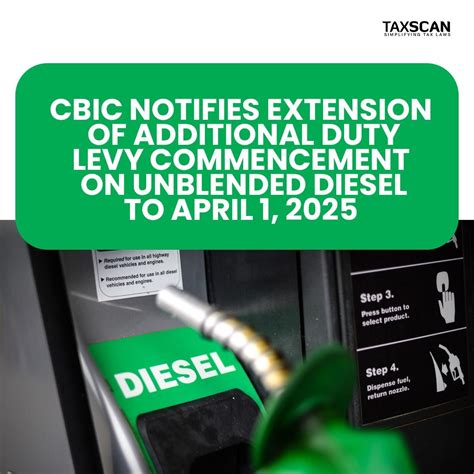 Taxscan On Linkedin Cbic Extension Additionalduty Unblendeddiesel