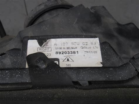 04 08 Chrysler Crossfire Right Rh Passenger Side Headlight Head Light