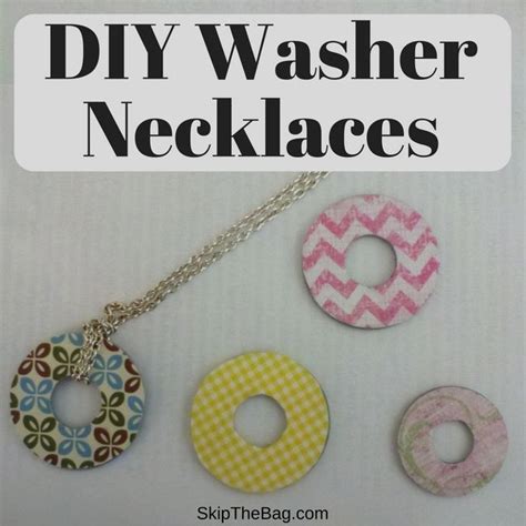 Diy Upcycled Washer Necklaces Mickey Washer Necklace Diy How To Make