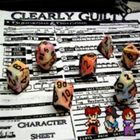 Character Sheet Clearly Guilty