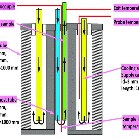 Schematic Of The High Temperature Reactor Sampling Probe Download Scientific Diagram