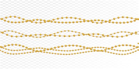 다른 모델과 골드 구슬의 형태 구슬의 현실적인 이미지 벡터 일러스트레이션 0명에 대한 스톡 벡터 아트 및 기타 이미지 0명 갈란드 장식품 개체 그룹 Istock