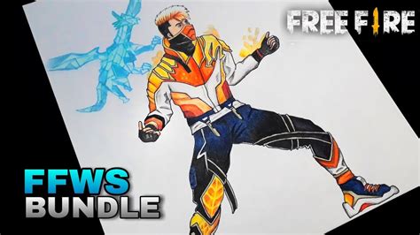 FFWS Bundle Drawing Freefire Drawing KAKU ARTS YouTube
