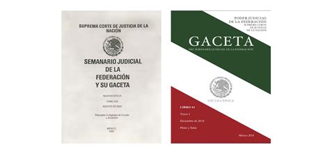 Las épocas Del Semanario Judicial De La Federación Abogacía