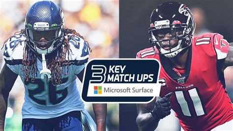 2019 Week 8 Key Matchups Seahawks At Falcons