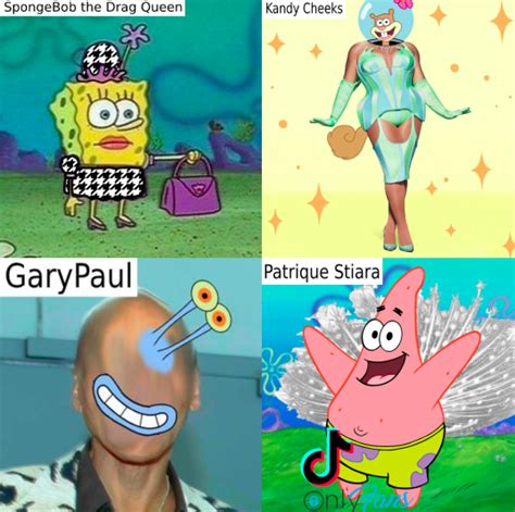 Drag Race X Spongebob R Rupaulsdragrace