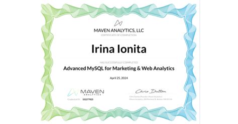 Irina I On Linkedin Advanced Mysql Data Analysis • Irina Ionita