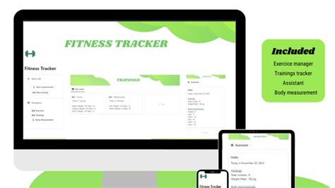 Fitness Tracker Personal Template