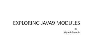 Java Platform Module System Ppt
