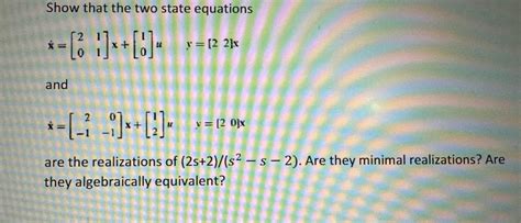 Solved Use The Sylvester Resultant To Reduce 2s−14s2−1
