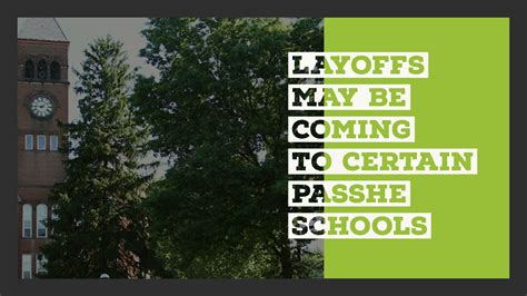 Select Passhe Schools May Need To Lay Off Professors The Rocket