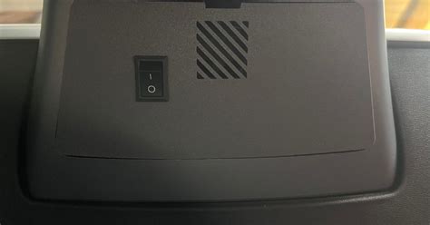 Tesla Model 3 Interior Temperature Sensor Cover With Switch Hole By