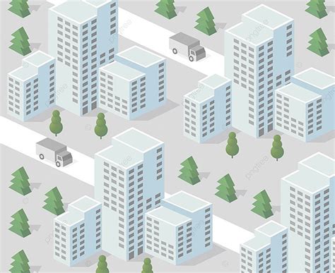住宅の都市コレクションの等角図 3 D イラスト モジュール ブロック 地区部分 住宅の都市コレクションの等角図 3 D イラスト ベクター