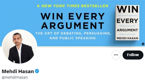 Mehdi Hasan Author Of Win Every Argument Seems To Avoid Every Argument Radical Truth Telling