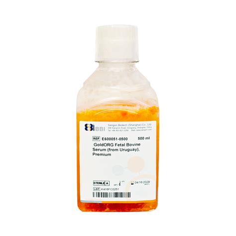 Goldorg Goldorg Fetal Bovine Serum From Uruguay Premium