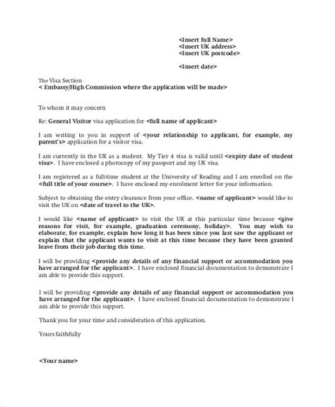 FREE Sample Visa Sponsorship Letter Templates In PDF MS Word Google Docs Pages