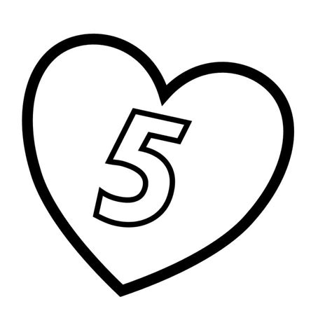 Number In Heart