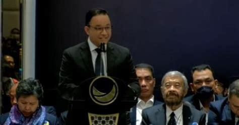 Anies Baswedan Makin Kuat Nasdem Resmi Usung Jadi Capres 2024
