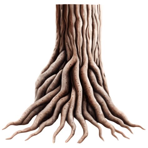 Human Tree Trunk With Roots Graphic Creative Fabrica