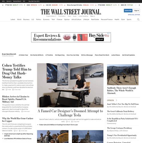 Guess Who Is Front Page On Wsj R Fisker