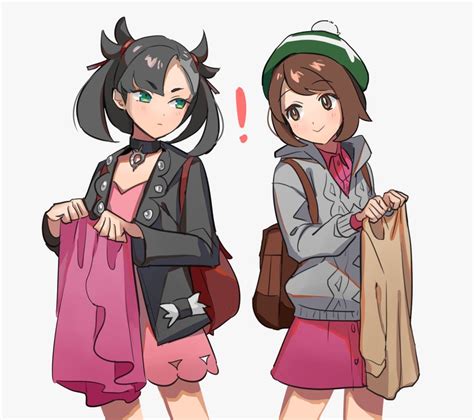 Marnie And Gloria Pokemon And 2 More Drawn By Merimori Danbooru