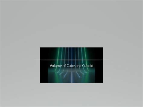 Calculate The Volumes Of Cubes And Cuboids Teaching Resources