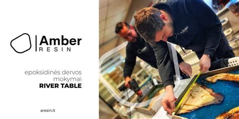 Medis Ir Epoksidinė Derva River Table Vilnius