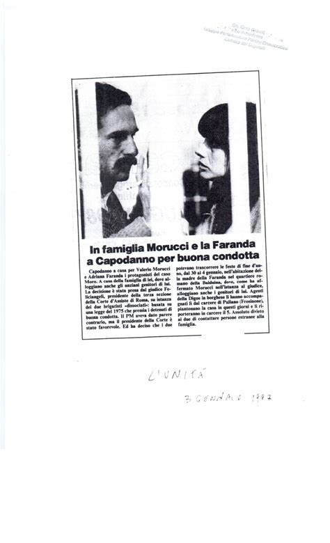 Lunita In Famiglia Morucci E La Faranda 3 Gennaio 1987 Gero Grassi
